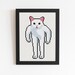 Buff Half Cat Meme - Cross Stitch Pattern - Funny Embroidery Chart ...