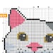 Sad Cat Meme - Cross Stitch Pattern - Funny Embroidery Chart - Digital ...