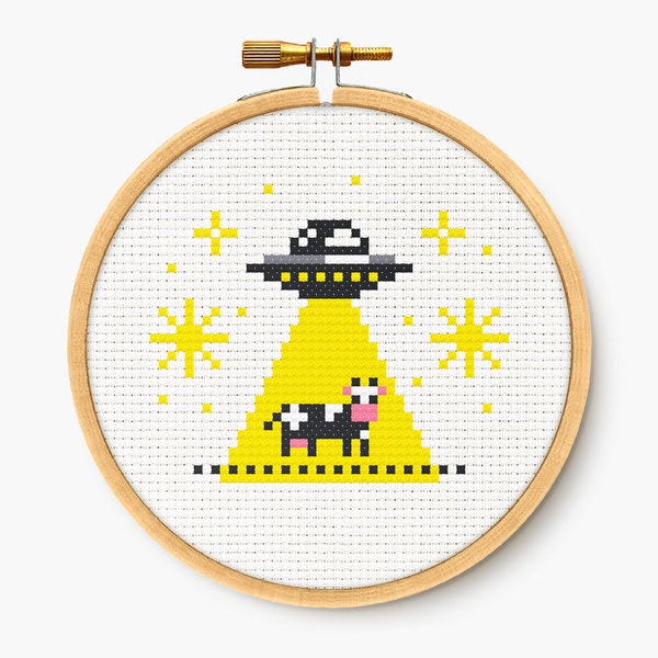 8 Bit Cross Stitch - Etsy