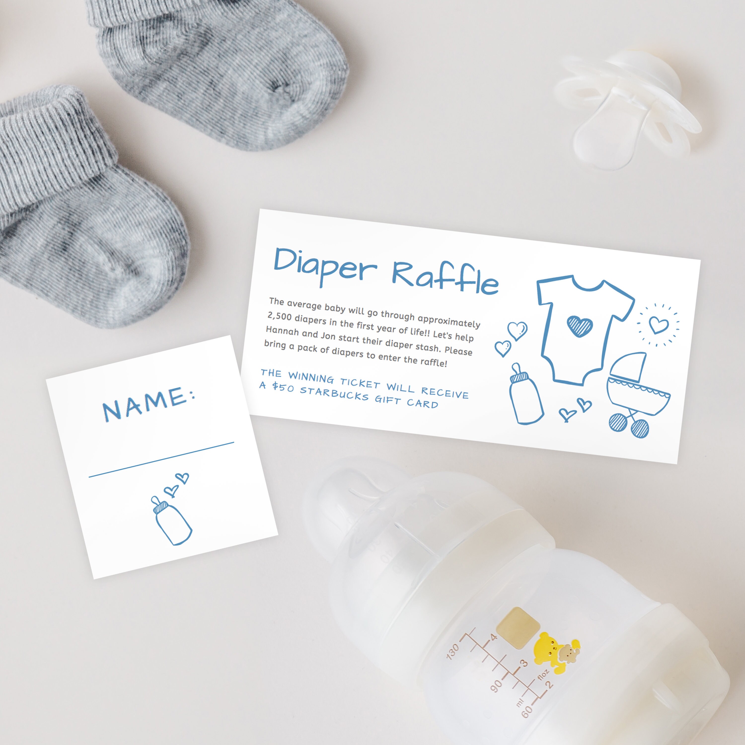 Printworks Raffle Tickets With Tear-away Stubs, 8.5 X 11, 67lb/147gsm ...