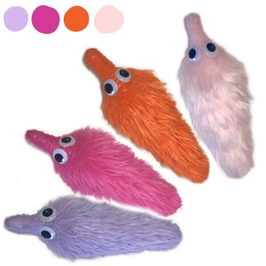 Fluffy Worm on a String Plushies - Etsy