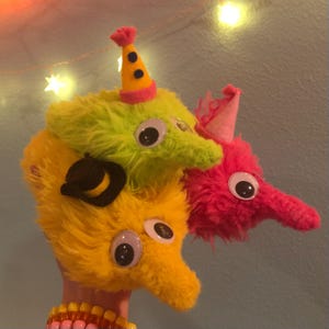 Fluffy Worm on a String Plushies - Etsy