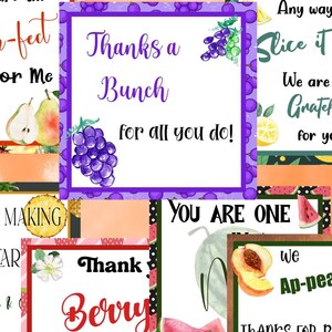 TEACHER APPRECIATION Gift Tags for Teachers -staff-personnel-others ...