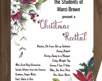 Christmas Party Invitation Dueling Pianos Adult Holiday - Etsy