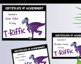 Dinosaur Award - Etsy