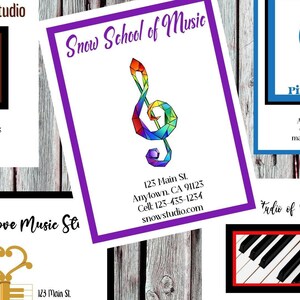 Music-piano Award Certificate Template-personalize for Each Student ...