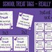 Welcome Back to School Treat or Favor Tag-really Sweet-instant Download ...