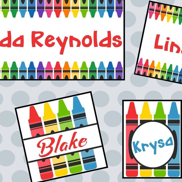 Apple School Tag Templates-perfect for the Classroom-teacher-student ...