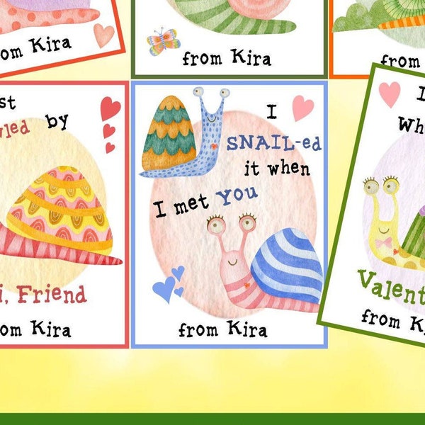 Snail Card - Etsy