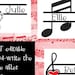 MUSIC NAME Tags-perfect for School Classrooms-teachers-music Class ...