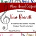 TREBLE CLEF MUSIC Award Certificate-unique Clef Sign - Etsy