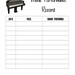 MUSIC PERFORMANCE RECORD Templates-encourage Performing-5 Different ...