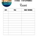 MUSIC PERFORMANCE RECORD Templates-encourage Performing-5 Different ...