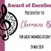 MUSIC AWARD Certificate-completely Editable-change All Colors and Text ...