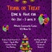 TRUNK OR TREAT Flyer Templates-2 Sizes-spooky Balloons-treat - Etsy