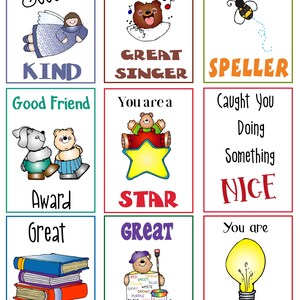 STUDENT RECOGNITION NOTES From Teacher-give Instant Praise to Students ...