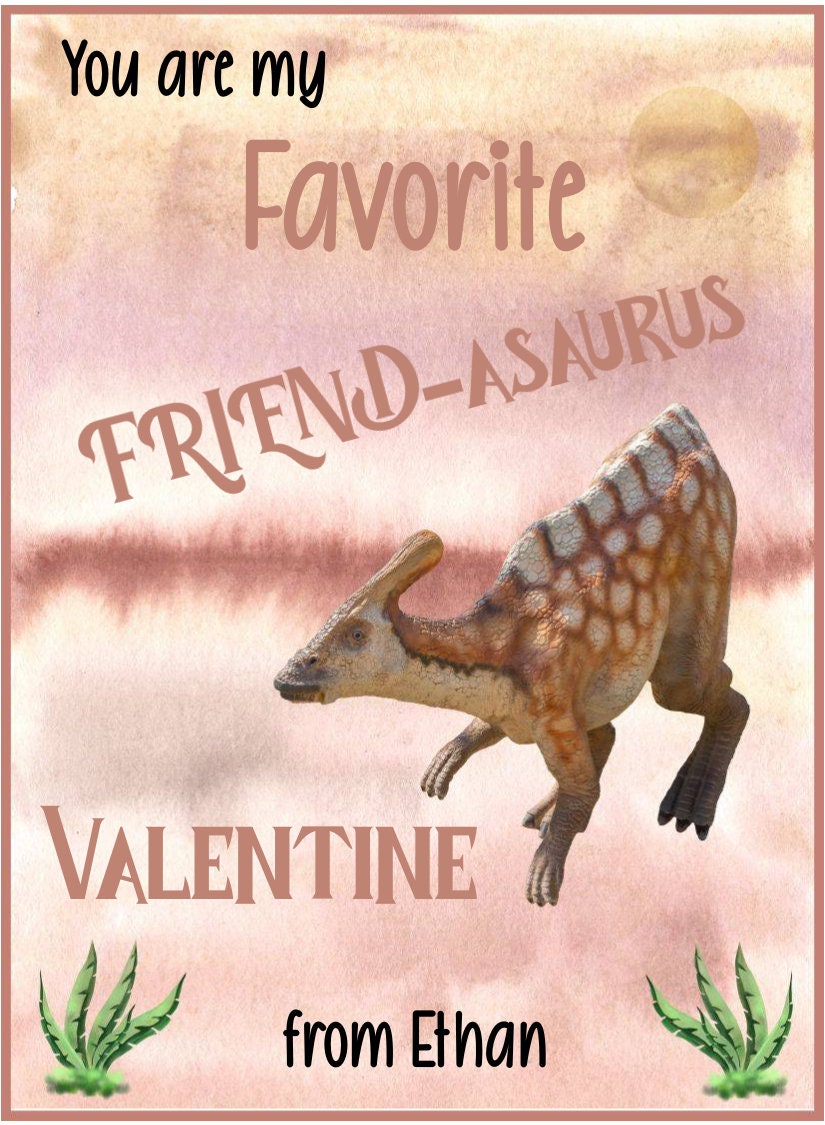 DINOSAUR VALENTINES CARD Templates for Kids-realistic Dinosaurs ...