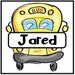 Bus School Tag Templates-perfect for the Classroom-teacher-student ...