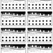 PIANO PRACTICE PUNCH Cards-color and Black & White-great Incentive for ...