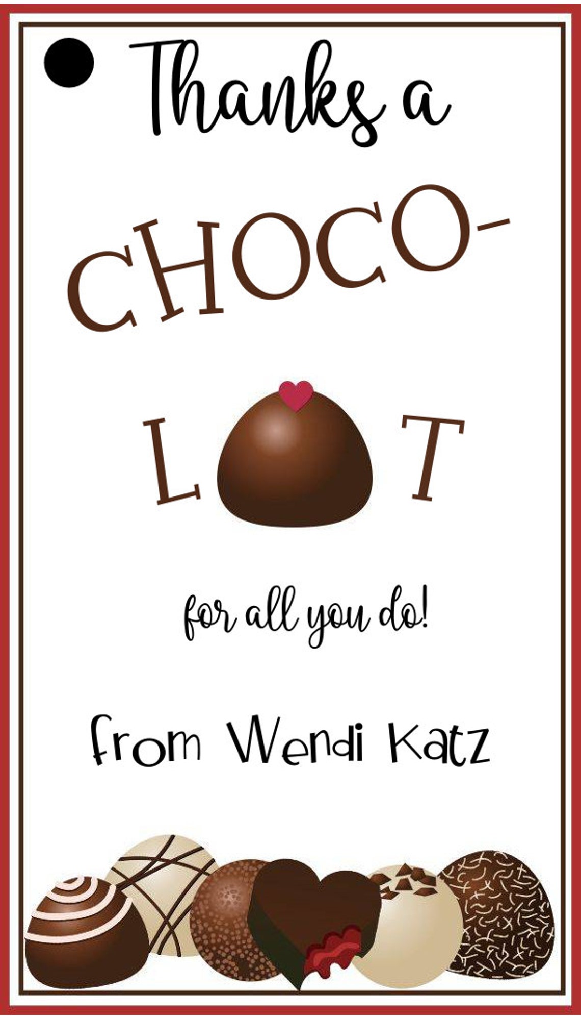 APPRECIATION GIFT Tag-fun Chocolate Tag teacher or Volunteer - Etsy