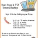 Back to School-open House Flyer and Digital Note Template-print or Send ...