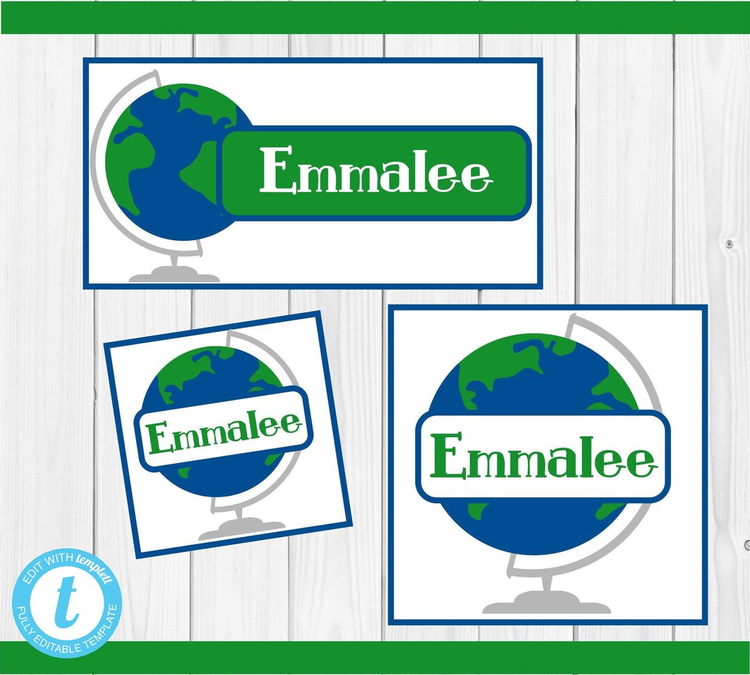 School Tags for Students and Desks-3 Sizes-personalize Each One-great ...