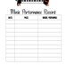 MUSIC PERFORMANCE RECORD Templates-encourage Performing-5 Different ...