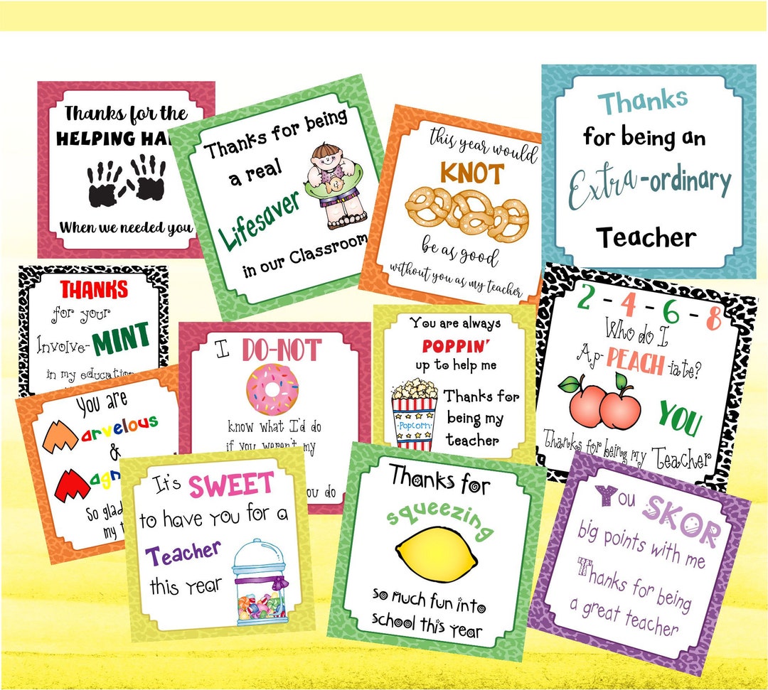 TEACHER Appreciation-students-families-volunteers-administration ...