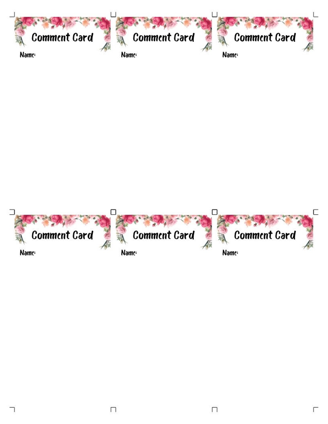 RECITAL PROGRAM-AWARD Certificate-comment Card With a - Etsy