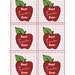 TEACHER APPRECIATION Gift Tag in 2 Sizes-instant Download-cute Apple ...