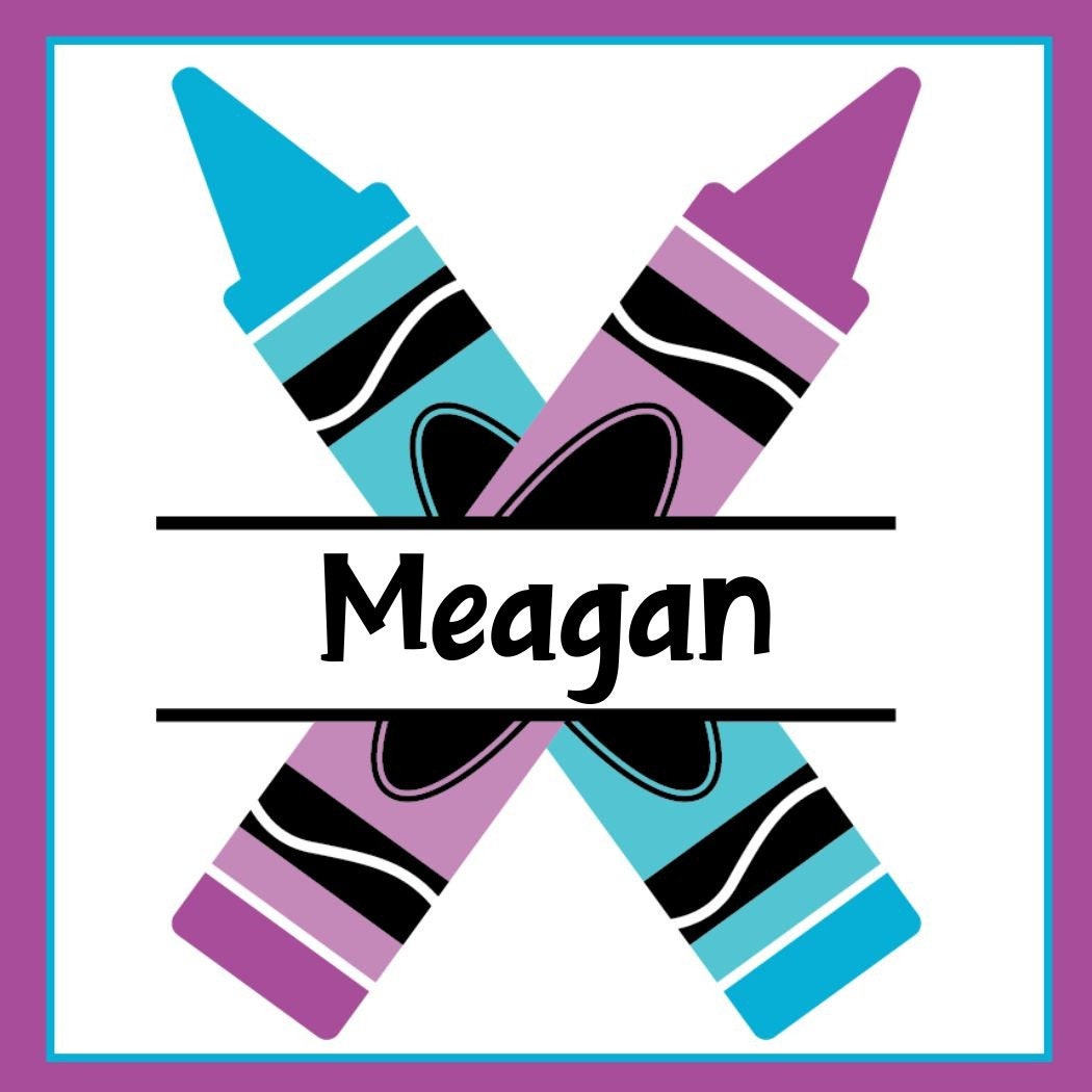 Crayon Name and Desk Tag Templates: Editable Classroom Tags and Labels ...
