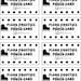 Piano Practice Punch Cards: Student Incentive, Color & B/W (instant ...