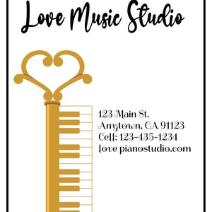 PIANO LESSON BINDER Cover Templates-choose From 5 Different - Etsy