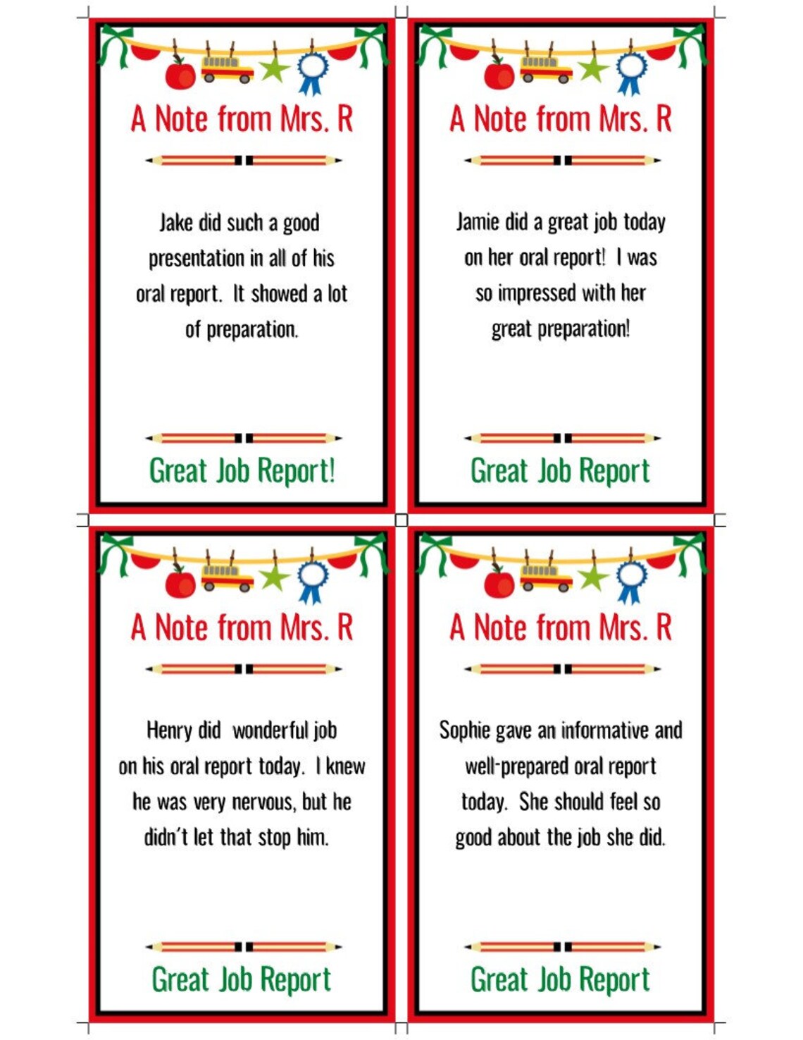 MEET THE TEACHER Flyer-teacher Contact Card-teacher Memo Note Card ...