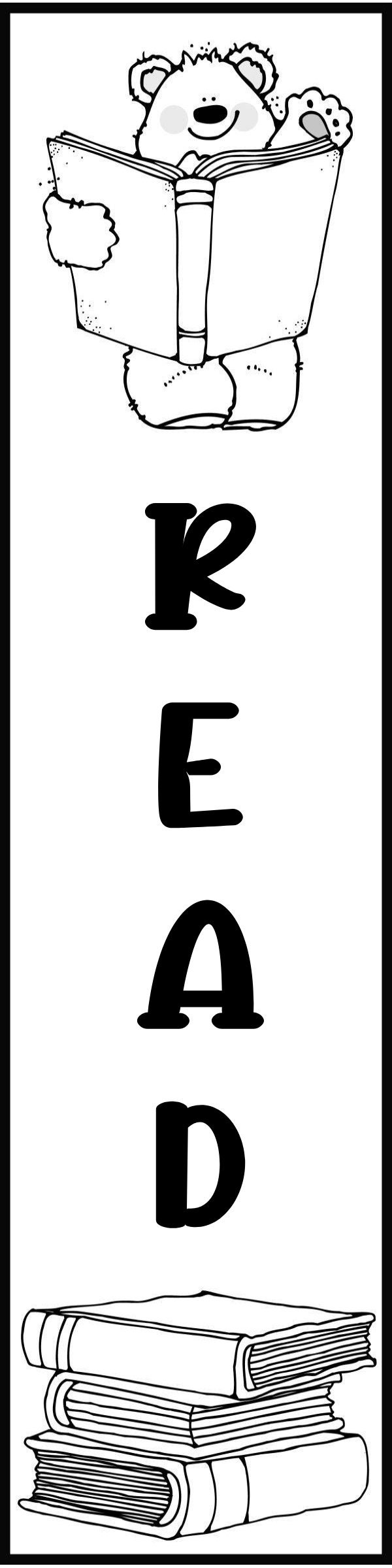 STUDENT READING LOG With 2 Bonus Bookmarks-cute Bears or Bees-all in ...