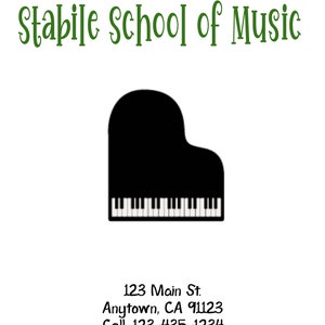 Piano Lesson Binder Cover Templates: Editable Music Notebook Covers ...