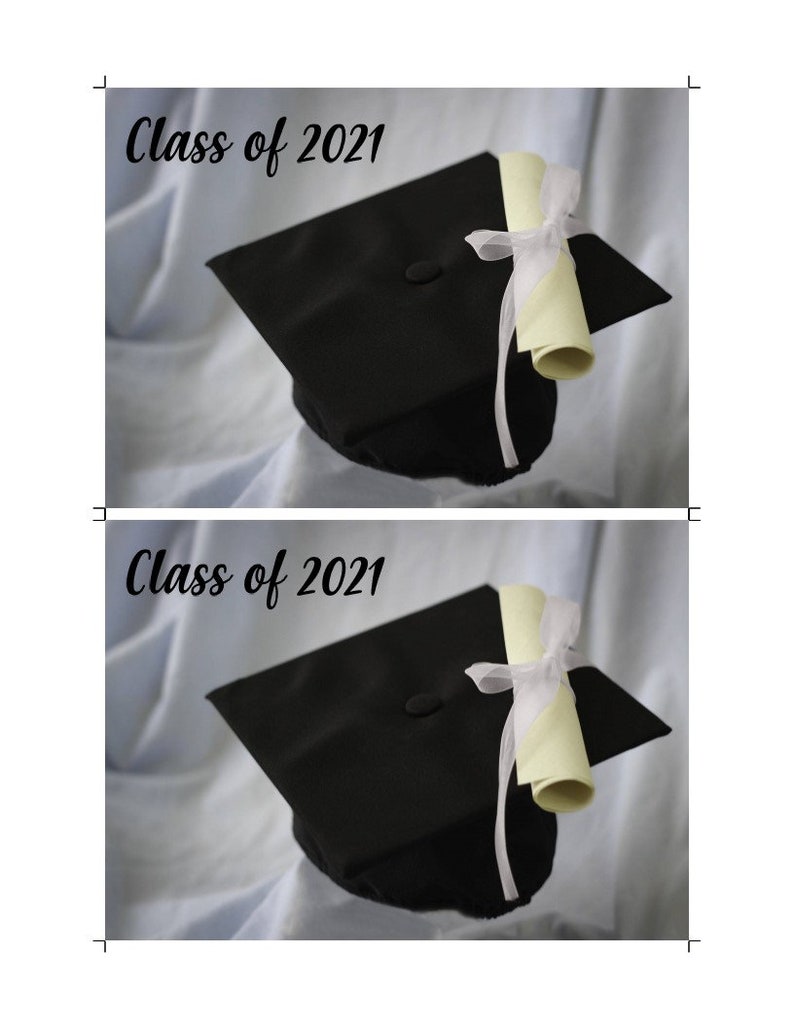 Editable Graduation card templates-cap & diploma-foldable | Etsy