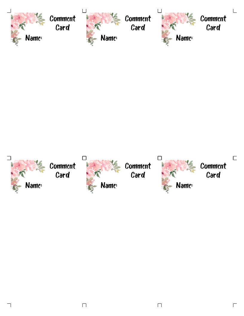 LUSH BLUSH Music Recital Programs-award Certificate-comment Card ...