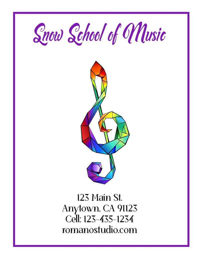 PIANO LESSON BINDER Cover Templates-choose From 5 Different - Etsy