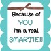 TEACHER APPRECIATION Gift Tag-cute Smarties Theme-for a - Etsy