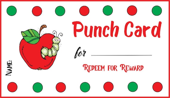 Punch Card Templates For Microsoft Word