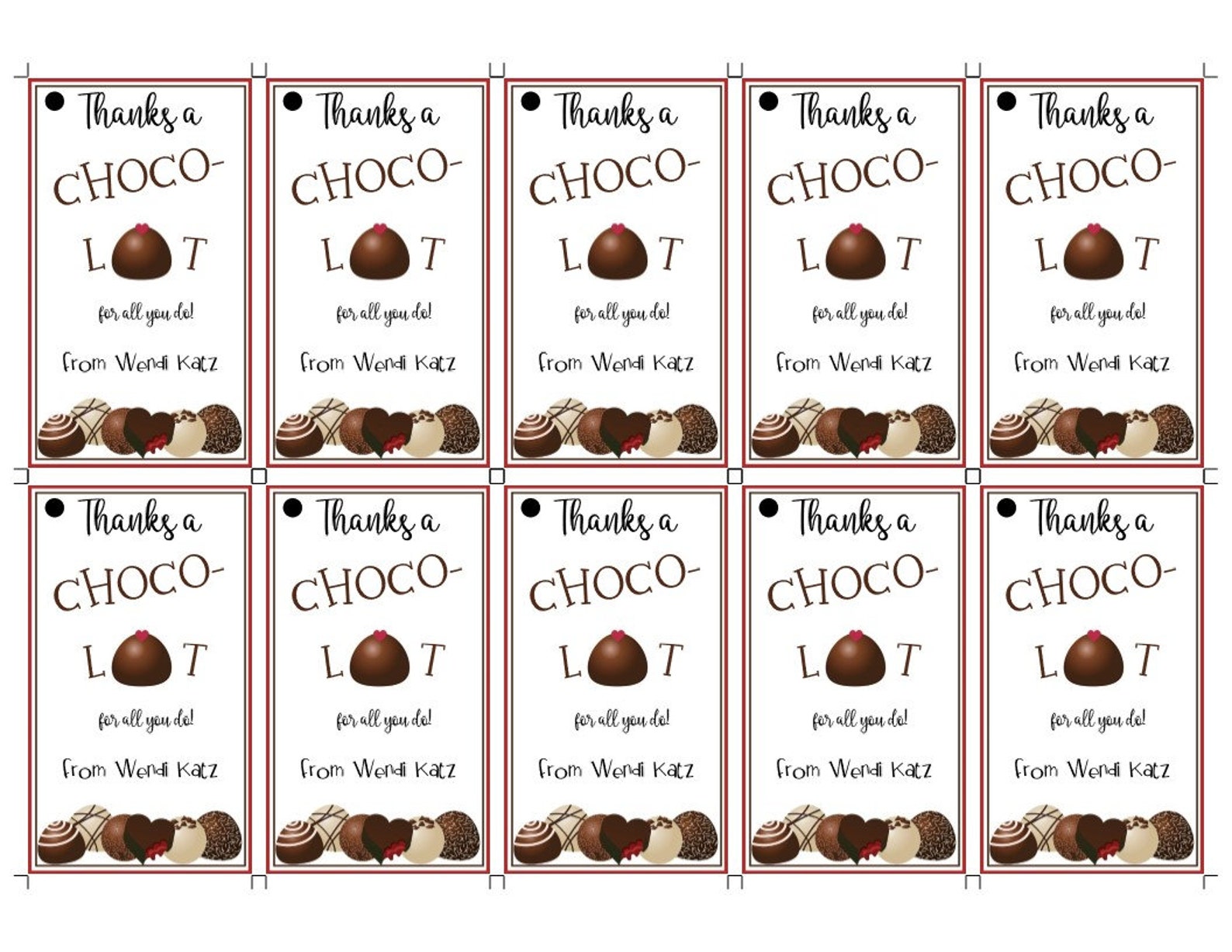 APPRECIATION GIFT Tag-fun Chocolate Tag teacher or Volunteer - Etsy