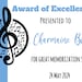MUSIC AWARD Certificate-completely Editable-change All Colors and Text ...