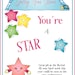 YOURE A STAR Award Certificate-classroom or Music Studio-happy Stars ...