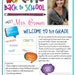 Meet the Teacher Template-all Text Editable-welcome Back to School ...