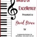 Music-piano Award Certificate Template-personalize for Each Student ...