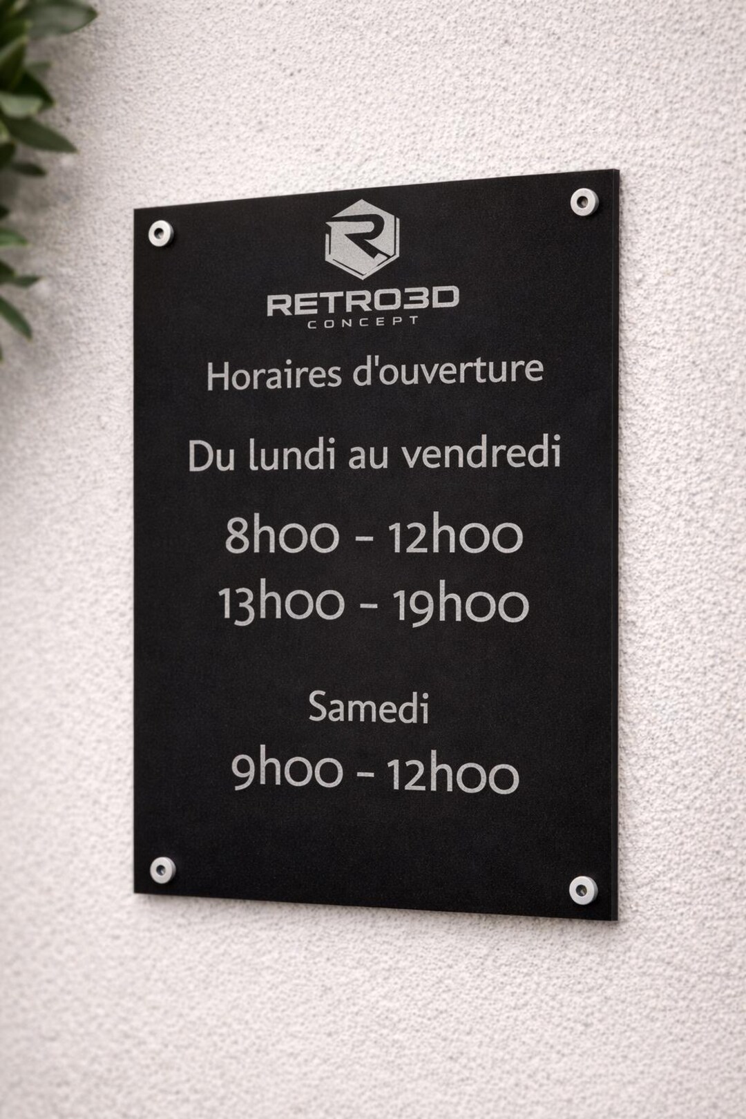 Custom Timetable Sign – Professional Business Signage – Laser Engraving ...
