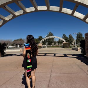 Floral Embroidered Sarape Mexican Graduation Stole.graduation Stash ...