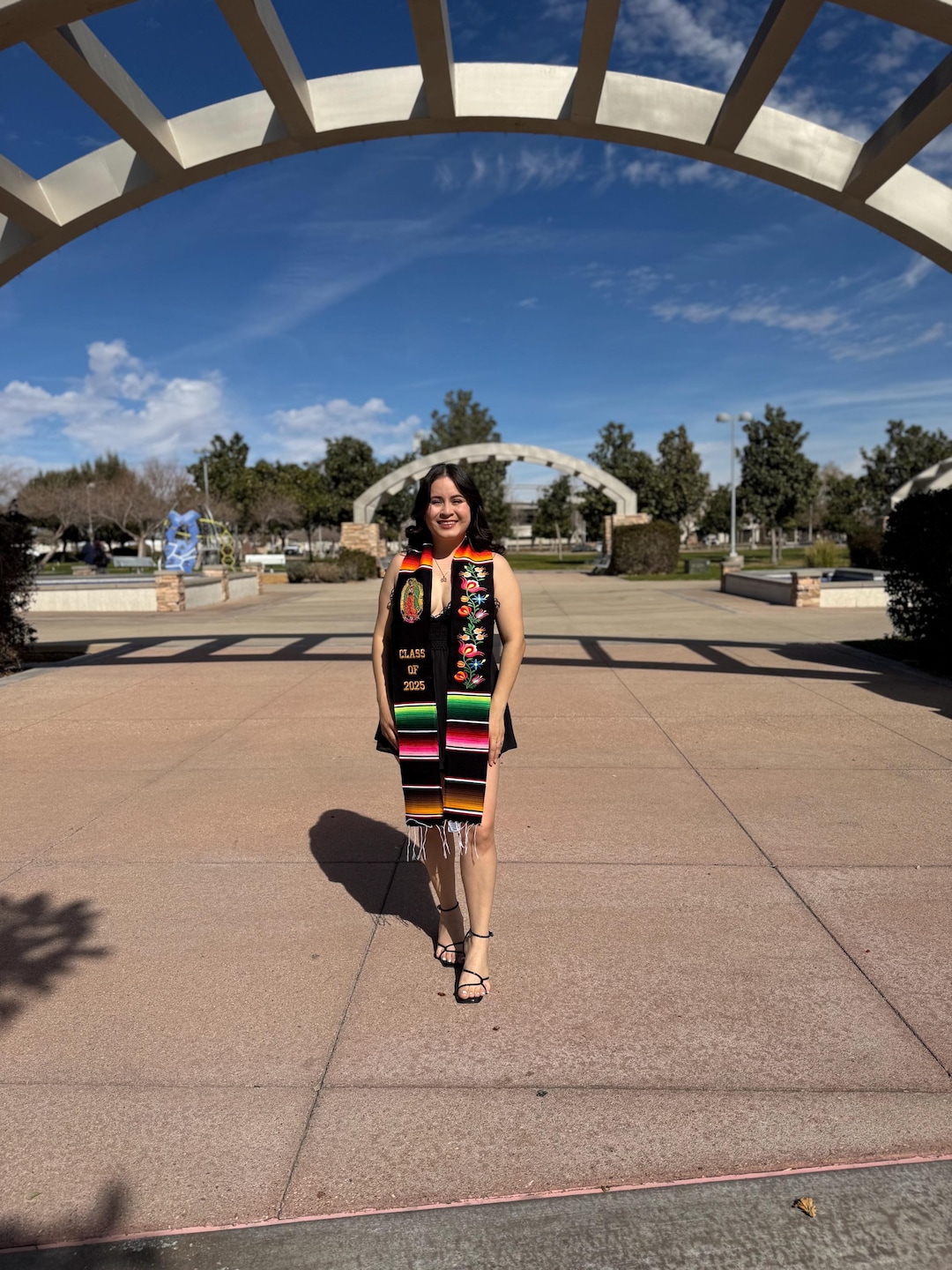Floral Embroidered Sarape Mexican Graduation Stole.graduation Stash ...