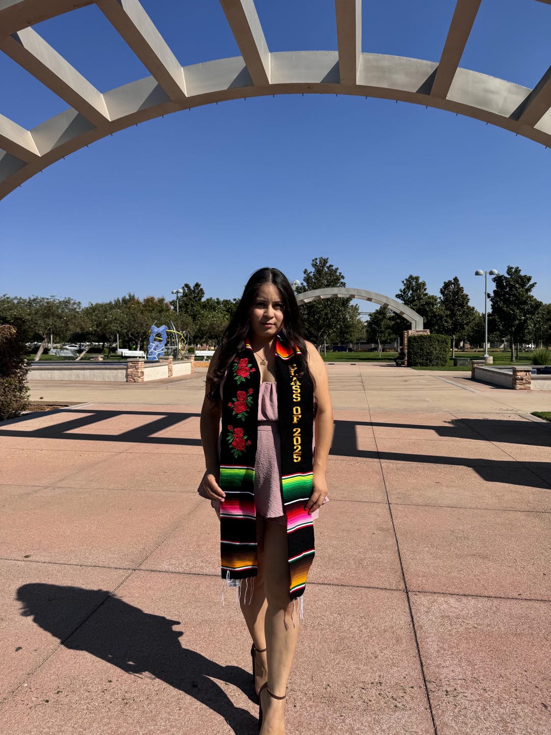 Floral Embroidered Sarape Mexican Graduation Stole.graduation Stash ...